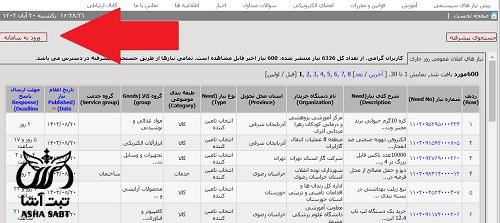 سامانه ستاد ایران setadiran.ir - ورود به تدارکات الکترونیکی دولت